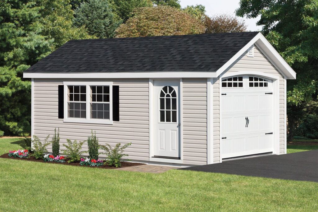 One-Car Garages | Backyard Sheds Co